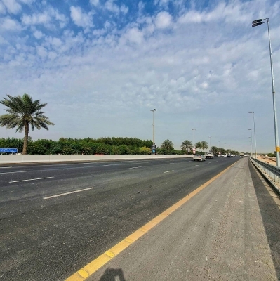 "الأشغال": الانتهاء من أعمال الطرق بمشروع توسعة شارع الشيخ خليفة بن ...